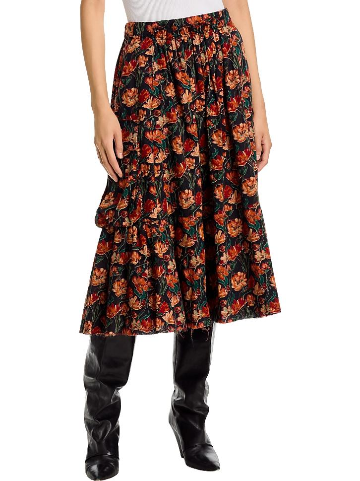 R13 R13 Gathered Cargo Skirt